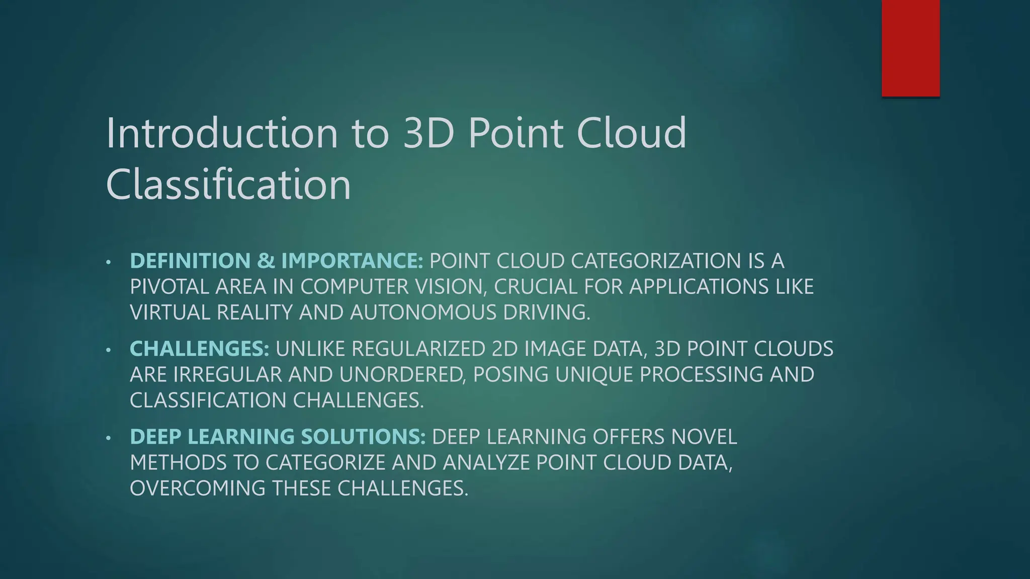 3D Point Cloud Classification.pptx