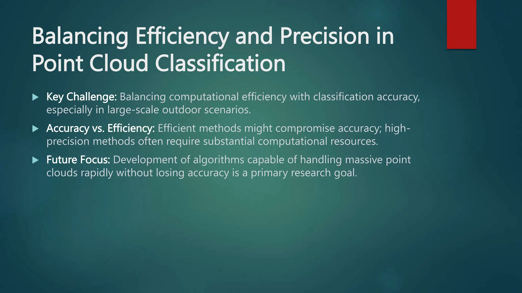 3d Point Cloud Classification Pptx