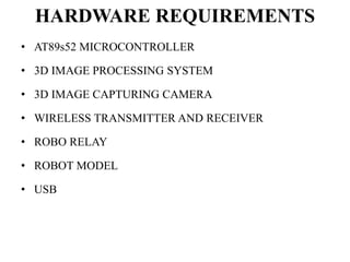 3D POINTING GESTURE RECOGNITION FOR HUMAN-ROBOT INTERACTION.ppt