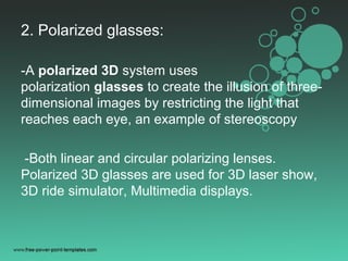 3 d poloroization glass | PPT