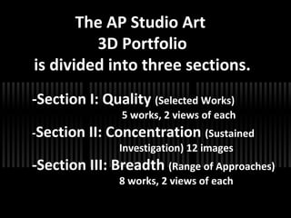 3 d portfolio explained | PPT