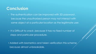 3d password | PPT