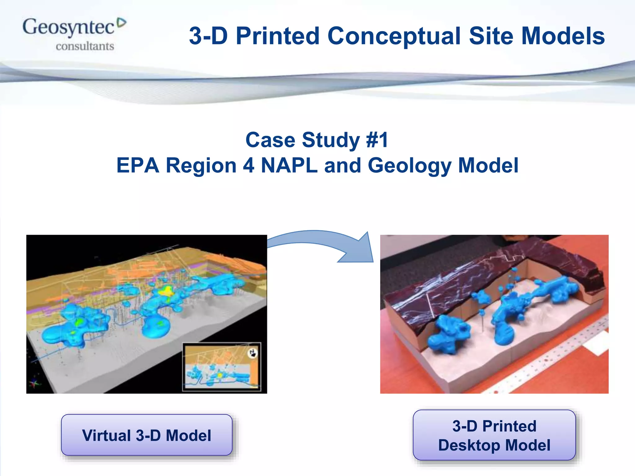 3D Printed Conceptual Site Models (CSMs) - Case Studies | PPTX