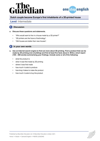 3D Printed House_ - Intermediate Article.pdf
