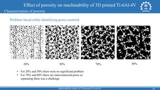 Machinability Study Of 3D printed Ti-6Al-4V | PPT