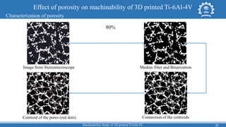 Machinability Study Of 3D printed Ti-6Al-4V | PPT