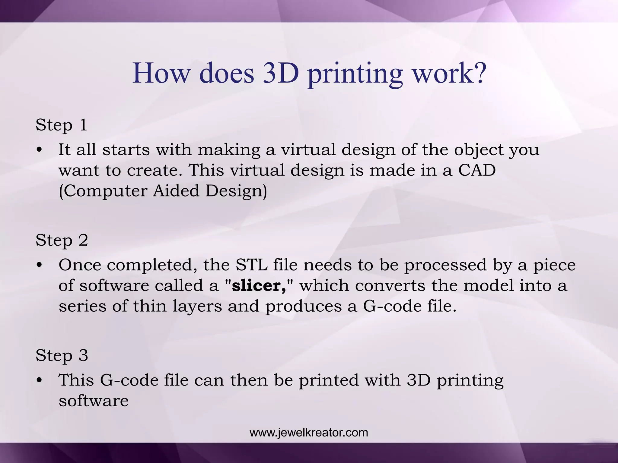 3D Printing Additive Manufacturing | PPT