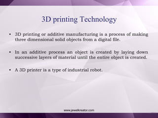 3D Printing Additive Manufacturing | PPT