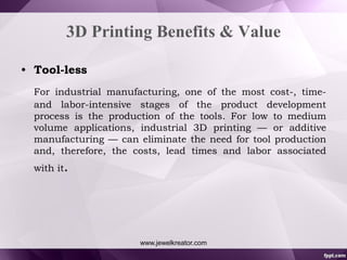 3D Printing Additive Manufacturing | PPT