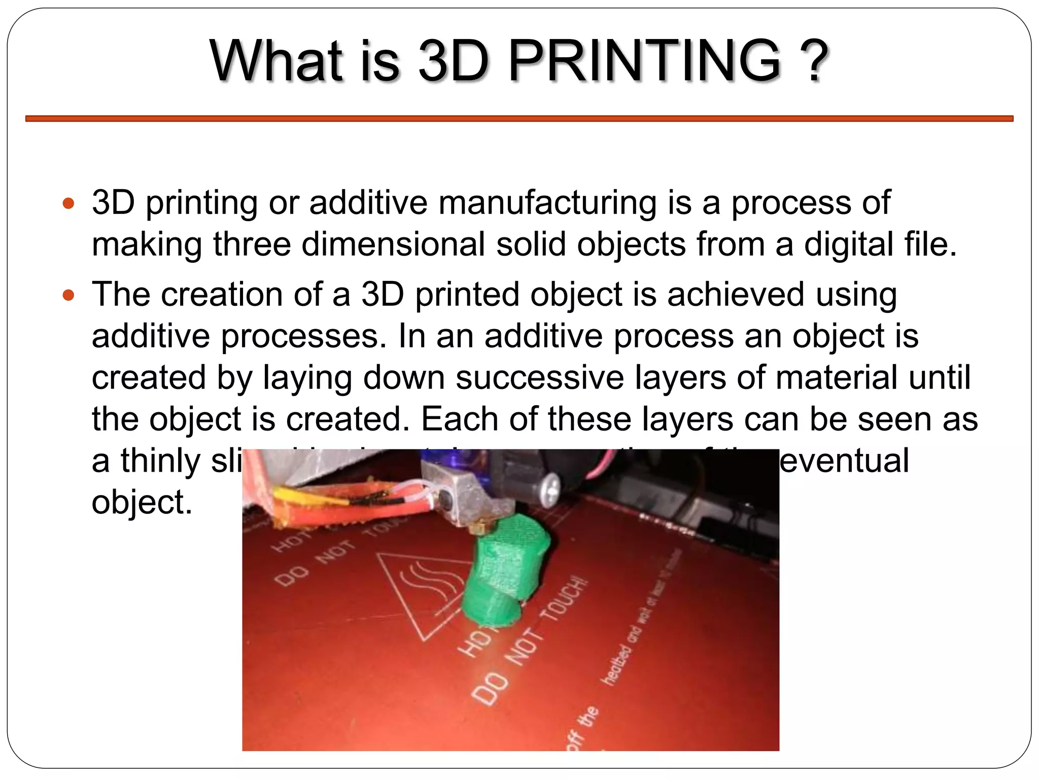 3 d printer design using fused deposition modeling (2) | PPTX