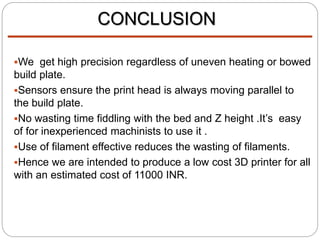 3 d printer design using fused deposition modeling (2) | PPTX
