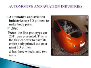 3 d printer presentation | PPTX