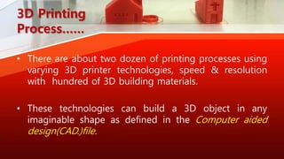 3D Printers and its Medical applications | PDF