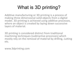 3d printing | PPT