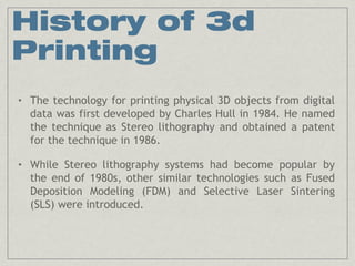 3D Printing | PPT