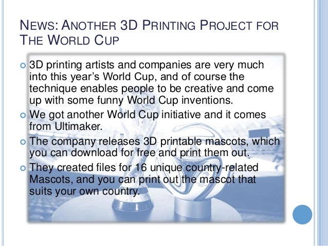 Computer project (Disruptive technology 3D printing)