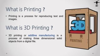 3D Printing | PPTX