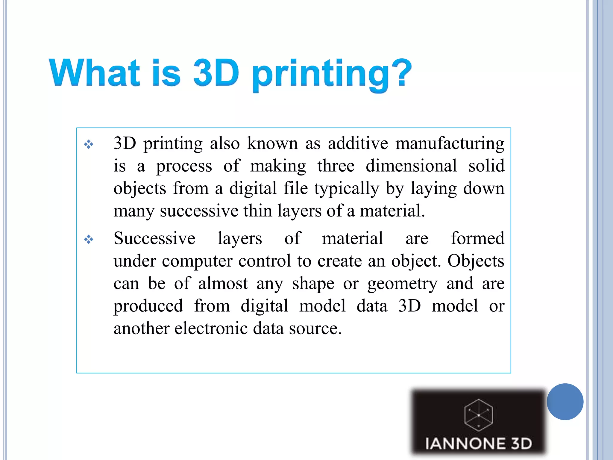 3d printing | PPT