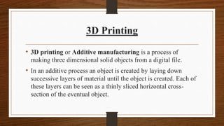 3D Printing | PPTX