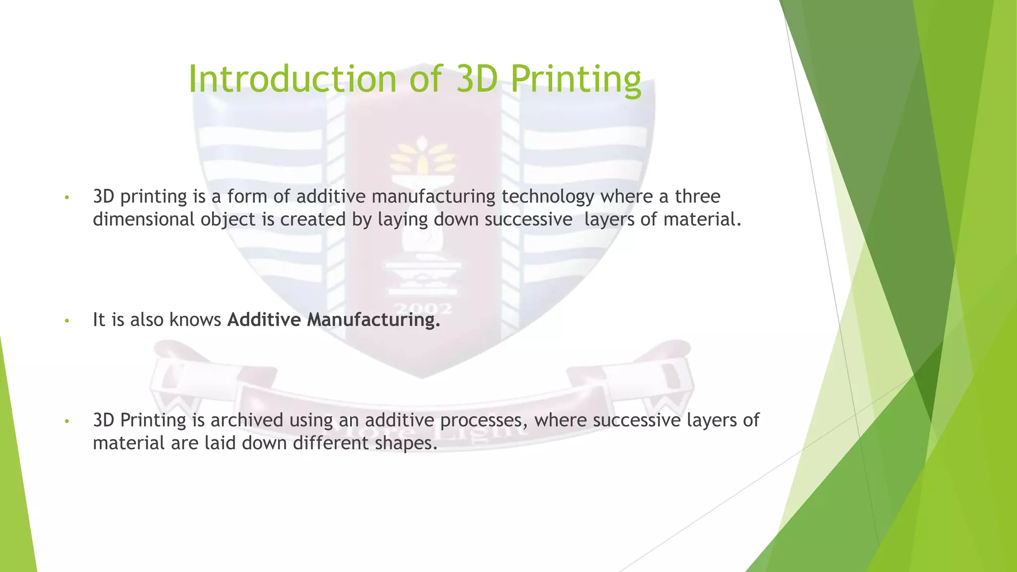 3D Printing | PPT | Free Download