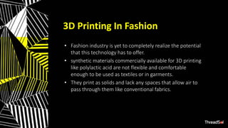 What is 3-D Textile Printing? | PPTX