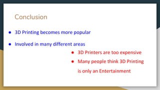 Section 2 Group 1 - 3D Printing | PPT