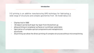 3 d printing | PPTX
