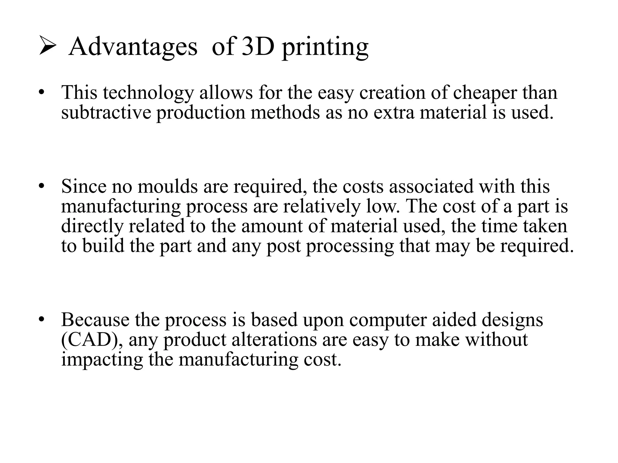3-D printing is the construction of a three-dimensional object from a ...