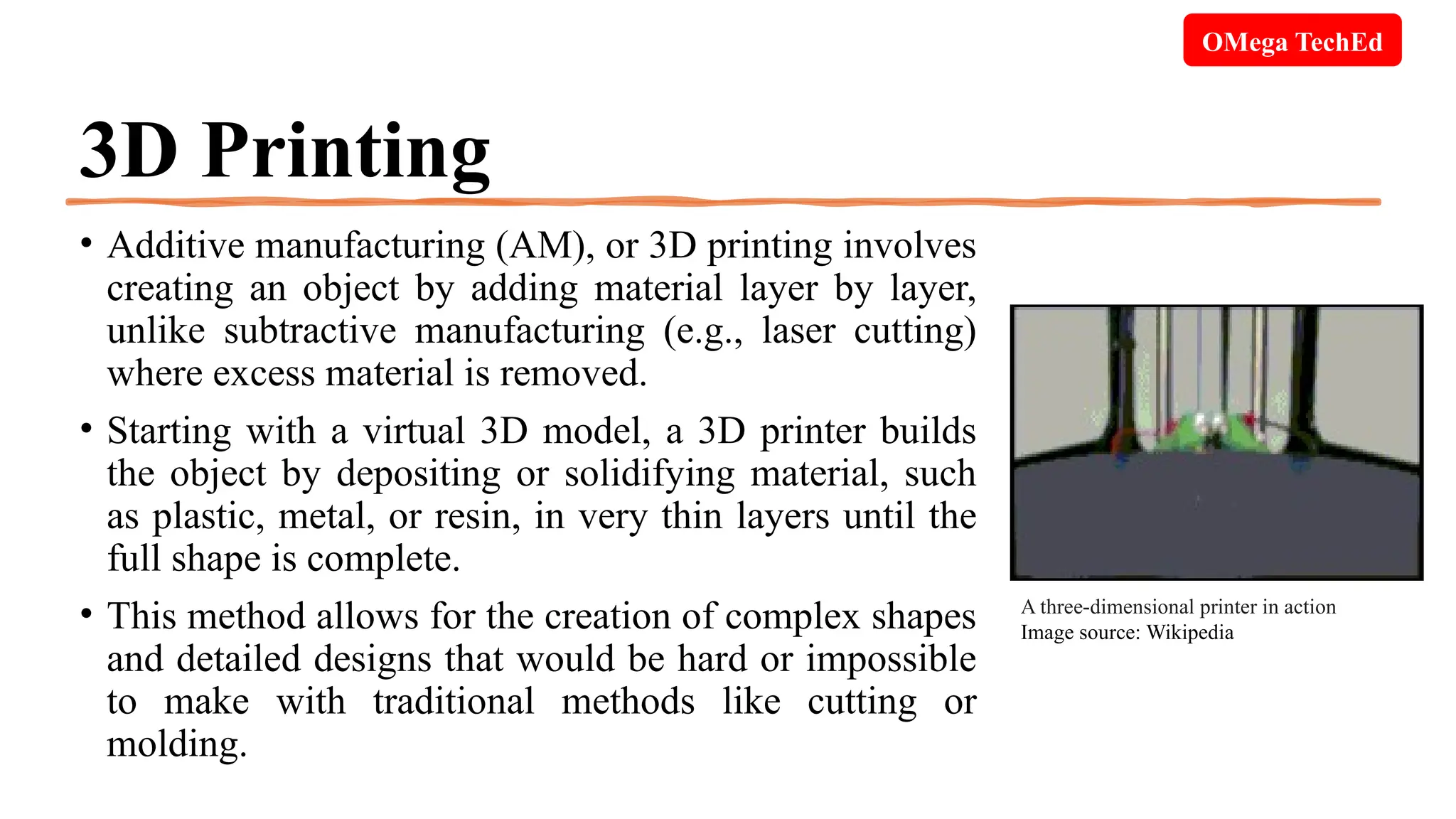 3D printing, Types of 3D printing: FDM, Laser Sintering, Powder bed ...