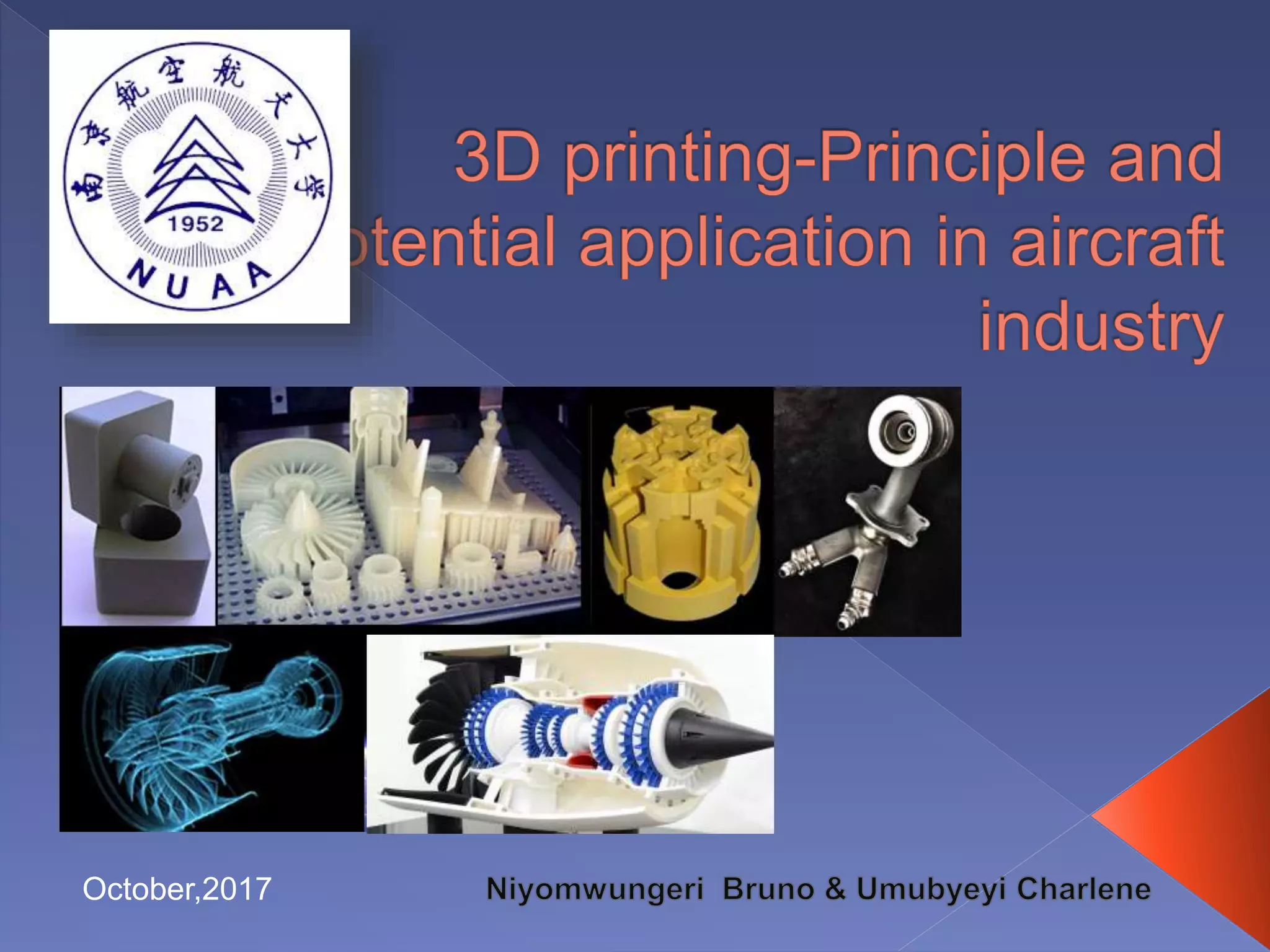 3 D printing principle and potential application in aircraft industry ...