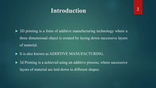 3D Printing technologies | PPTX