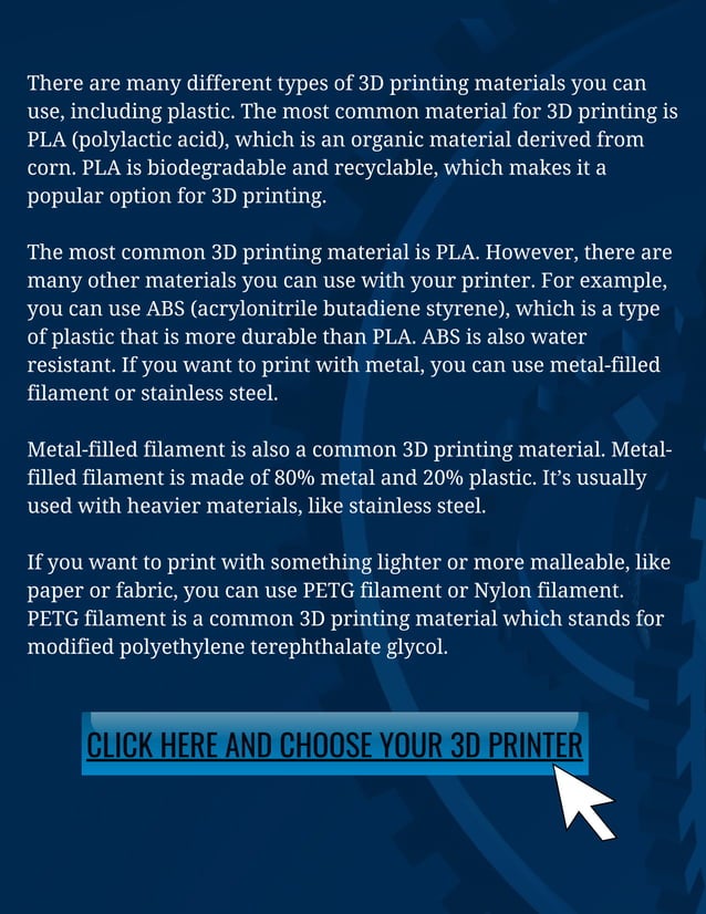 3D PRINTING 101 A BEGINNER'S GUIDE TO 3D PRINTING | PDF