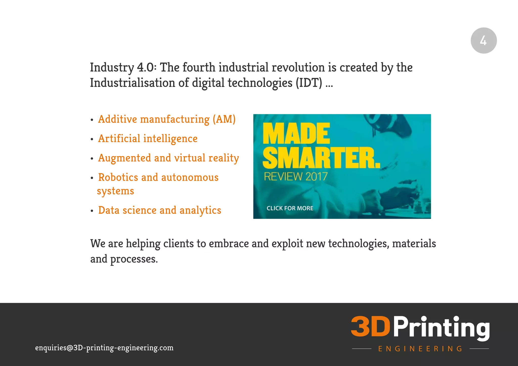3D Printing Engineering 2019 | PPT