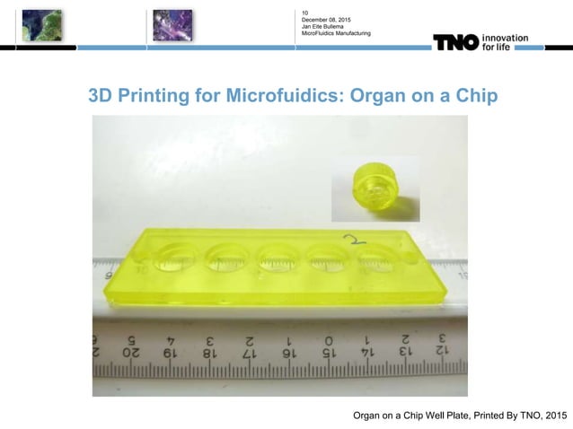 2015 3D Printing for microfluidics manufacturing | PPT