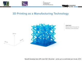 2015 3D Printing for microfluidics manufacturing | PPT