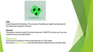 3D Printing Glossary | PPT