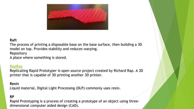 3D Printing Glossary | PPT