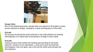 3D Printing Glossary | PPTX