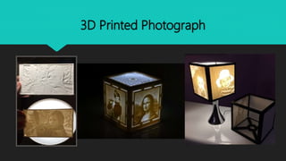 3D Printing Figurines, Miniature Models | Engineering Technique | PPSX