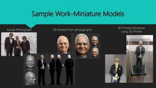 3D Printing Figurines, Miniature Models | Engineering Technique | PPSX