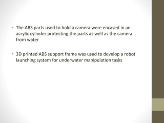 3 d printing in oceanography | PPT