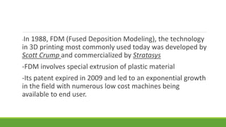 3 d printing in orthopaedics seminar_mukul jain_12.10.2019