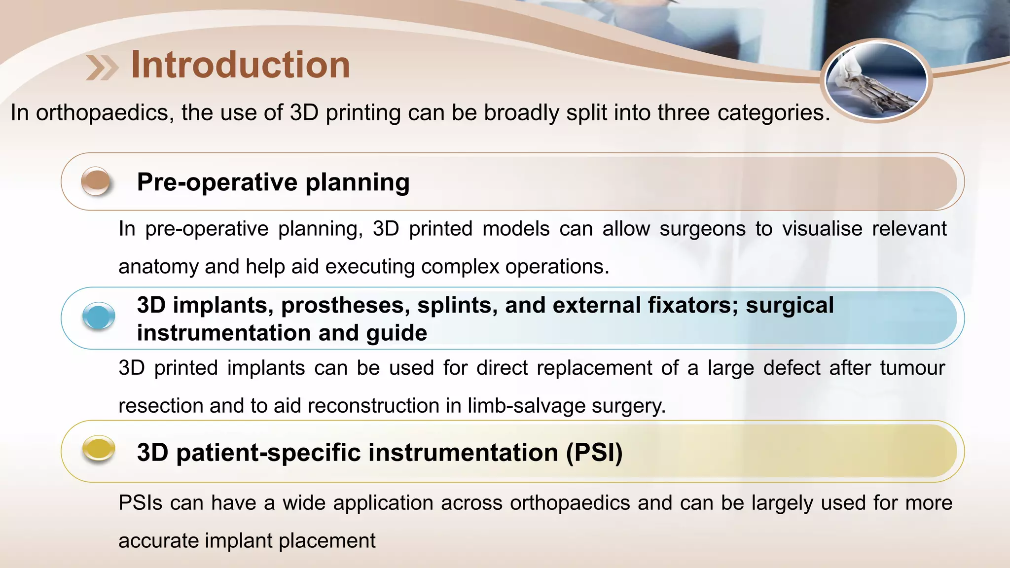 3d printing in orthopedics | PDF