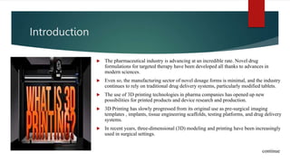 3D Printing in Pharmaceuticals science.pptx