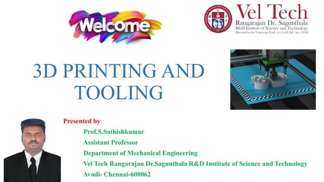3D PRINTING AND TOOLING | PPT