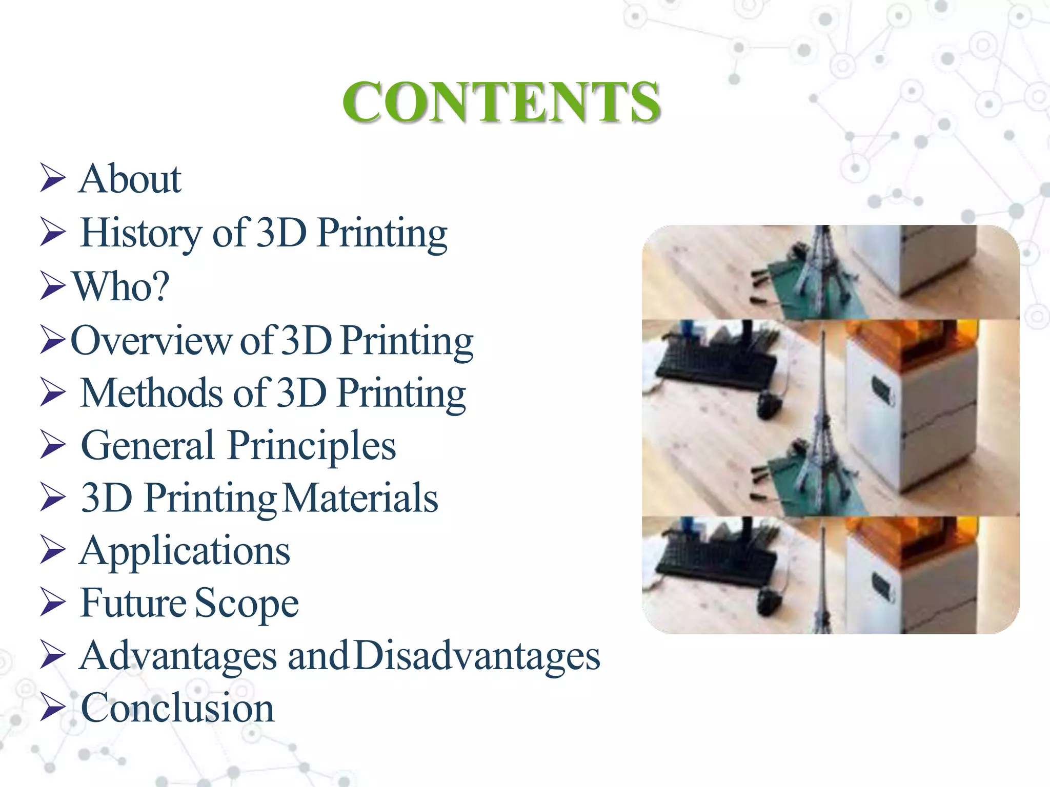 3D printing PPT | PPTX
