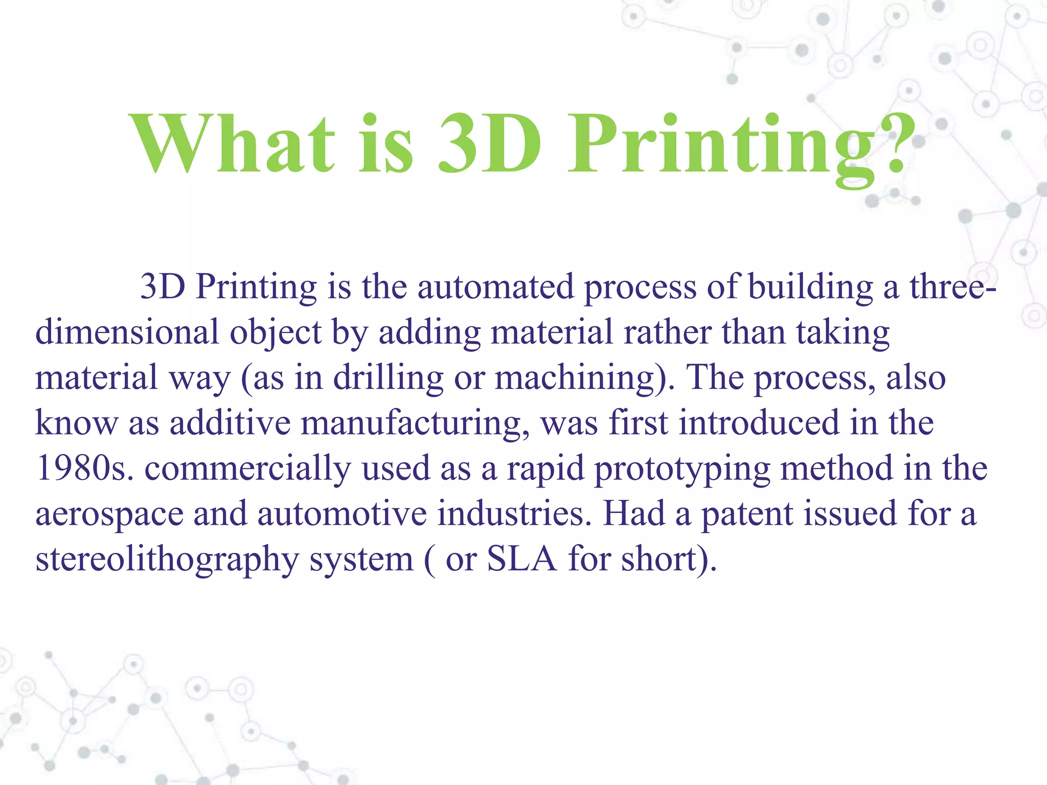 3D printing PPT | PPT