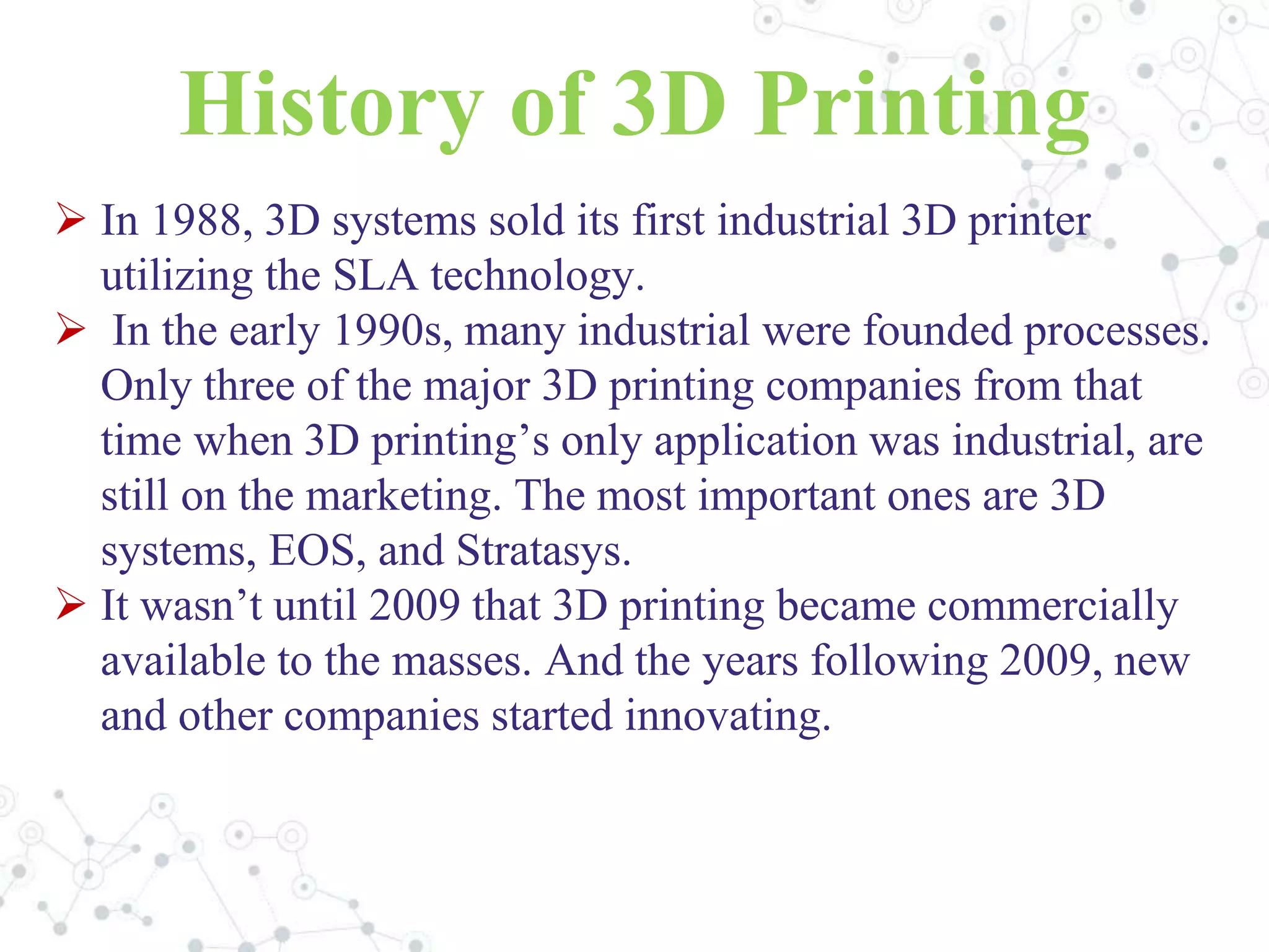 3D printing PPT | PPTX