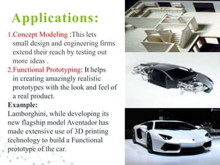 3D printing PPT | PPTX