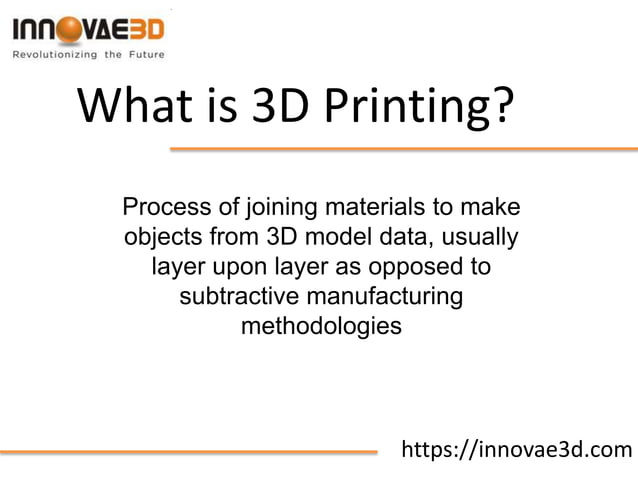 3 d printing ppt | PPT